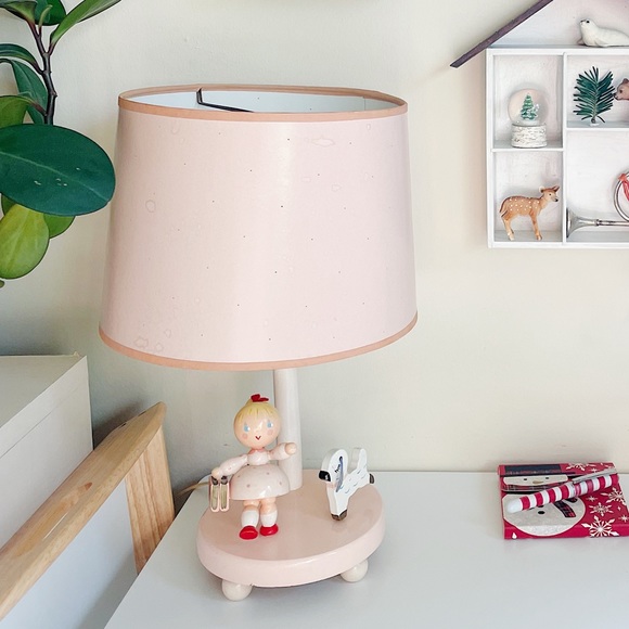 Accents | Vintage Nursery Lamp Mary Had A Little Lamb | Poshmark